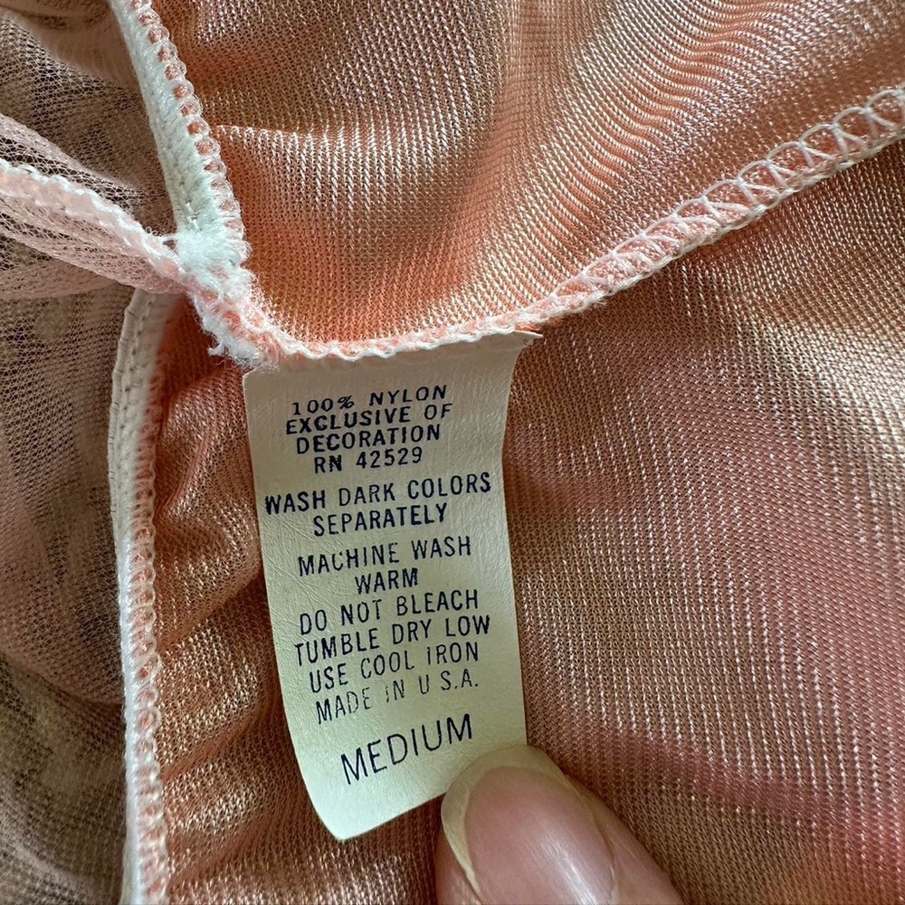 Vtg Maxi Sheer Duster - Gem